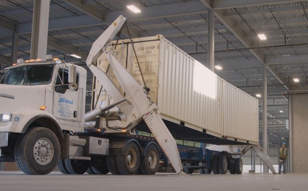 Level Lift Container Transport | Side Loader Services: Container Mover